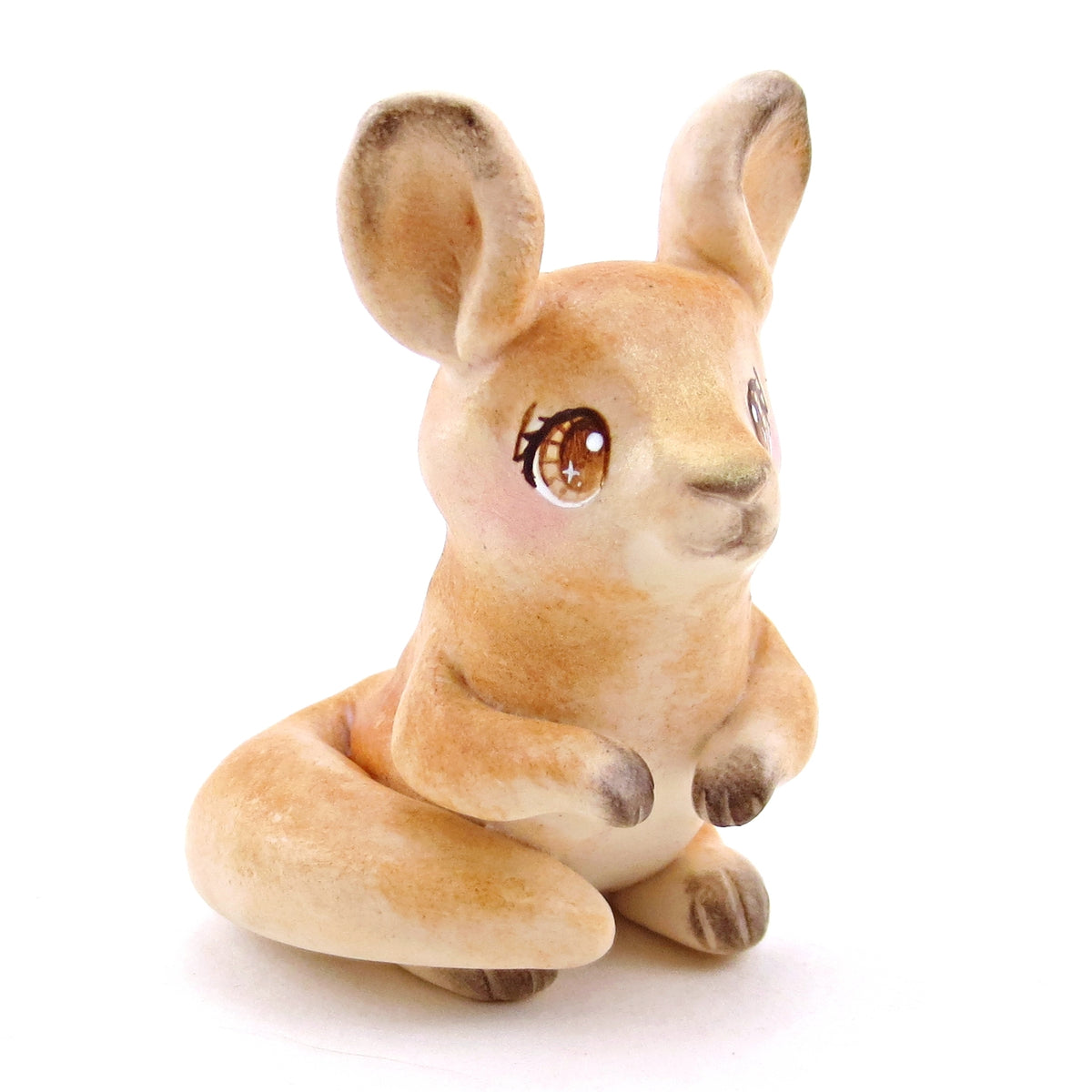 Red Kangaroo Figurine - Polymer Clay Animals Continents Collection ...