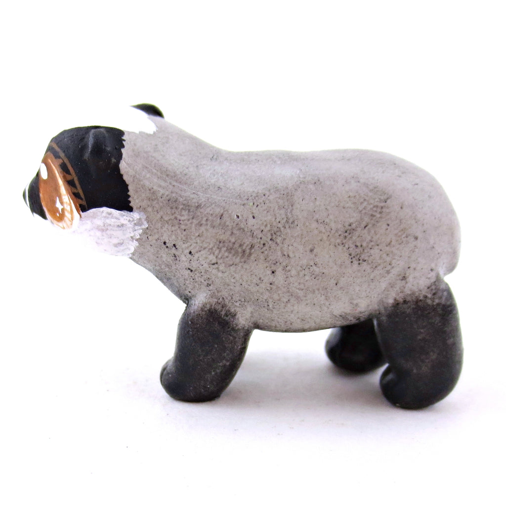 Standing Badger Figurine - Polymer Clay Fall Animals – Narwhal Carousel Co.