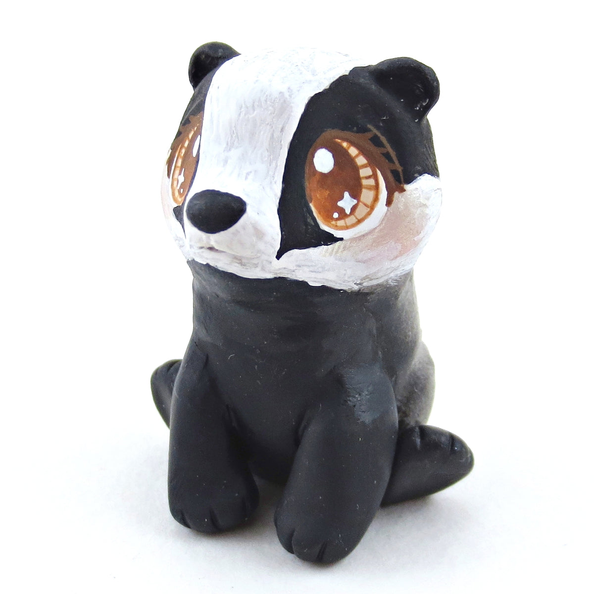 Badger Figurine - Polymer Clay Fall Collection – Narwhal Carousel Co.